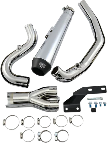 Cobra 4in Chrome El Diablo Full Exhaust Muffler Pipe